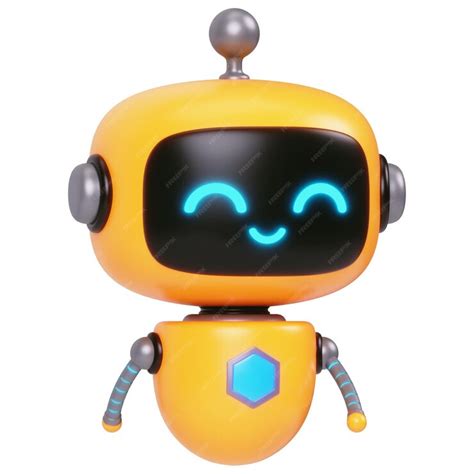 Premium Photo Cute Bot 3d Icon Illustration Pack