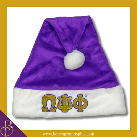 Bettys Promos Plus Llc Omega Psi Phi ΩΨΦ Embroidered Greek Letters