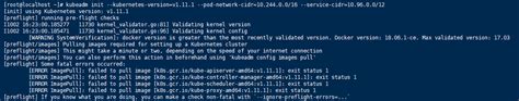 [error imagepull] failed to pull image [ kube apiserver