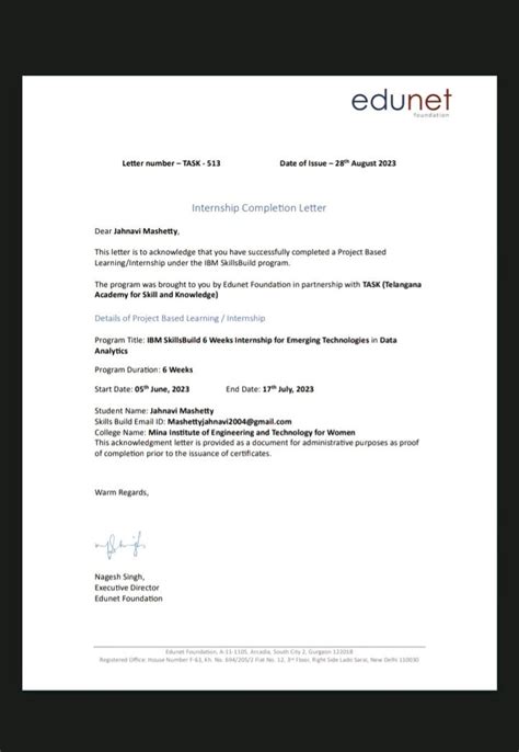 Jahnavi Mashetty On Linkedin Internship Ibm Edunetfoundation Dataanalytics Python