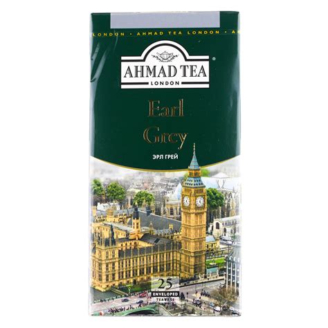 Чай черный Ahmad Tea (Ахмад Ти) 25 пакетиков Earl Grey купить с ...