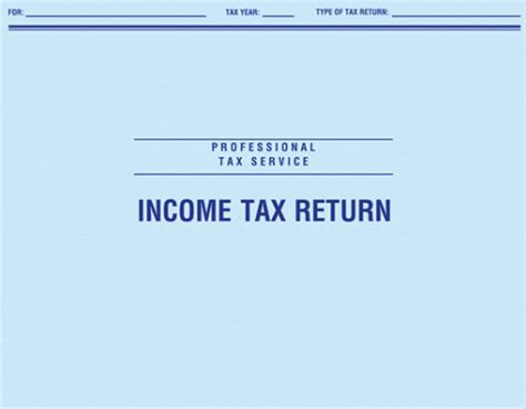 Designer Tax Return Folder