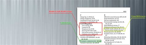 pdf index generator home