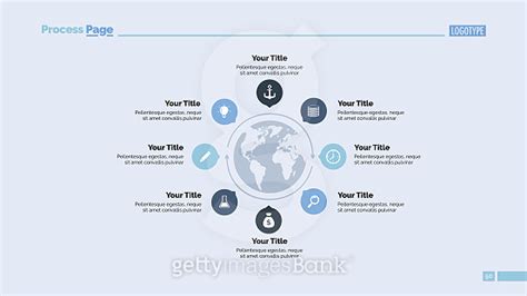 Eight Pointers And Earth Map Slide 이미지 833136874 게티이미지뱅크