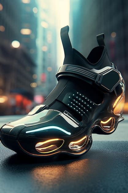 Premium Ai Image Futuristic Shoes With Future Functions With