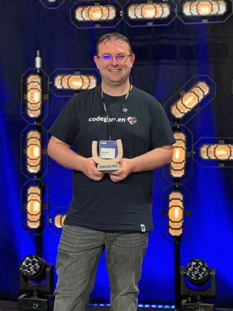Andy Boot On Linkedin Umbraco Umbracomvp Codegarden Proudmoment