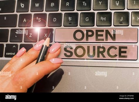Inspiration Showing Sign Open Source Business Showcase Denoting Software Which Original Source