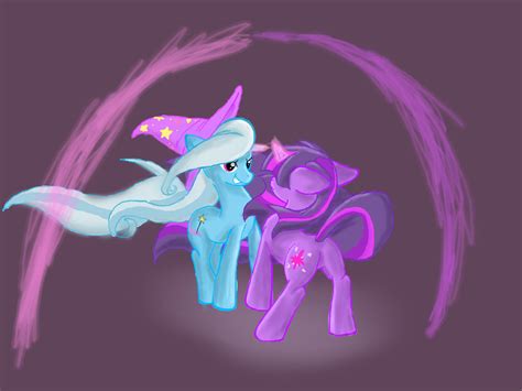 Twilight Vs Trixie By Alittleglowstick On Deviantart