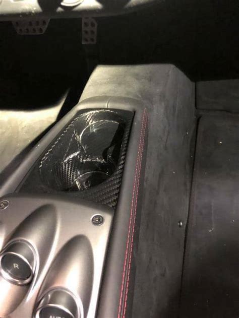 フェラーリ 458イタリア用 カーボン製 センターコンソール ドリンクホルダー Top Speed Pro1 Japan