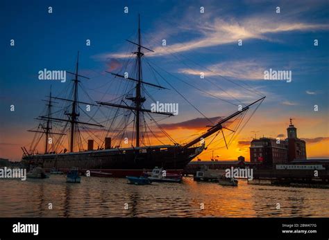 Hms Warrior Museum Ship In Portsmouth Hampshire England Uk Stock
