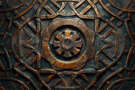 Premium Photo Manhole Cover Pattern For Background And Graphic Design