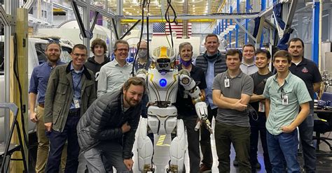 Humanoid Robot Being Adapted For Space Exploration