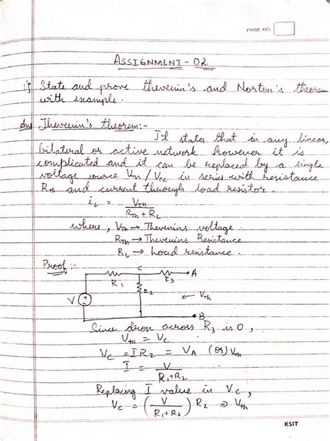 Network Theory Assignment Pdf