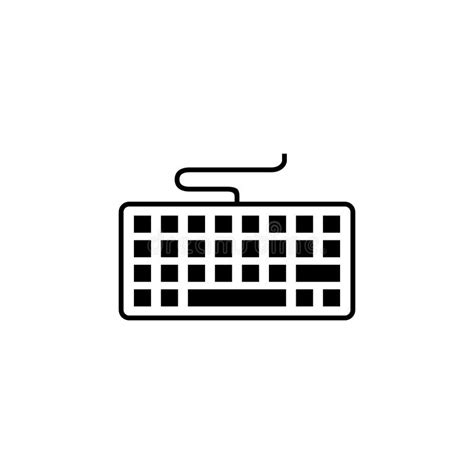 keyboard icon keyboard vector symbol stock vector illustration of