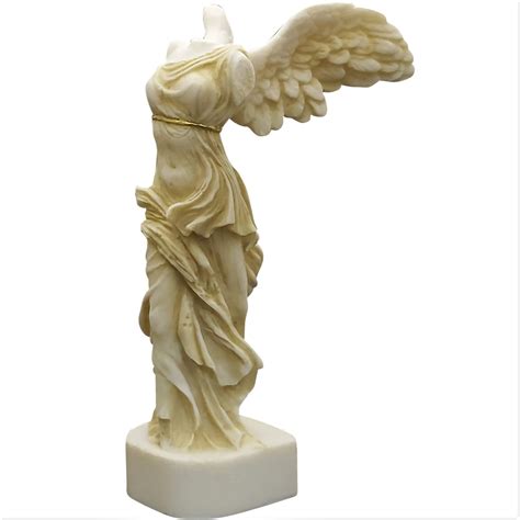 Winged Nike Victory Of Samothrace Greek Goddess Statue Etsy