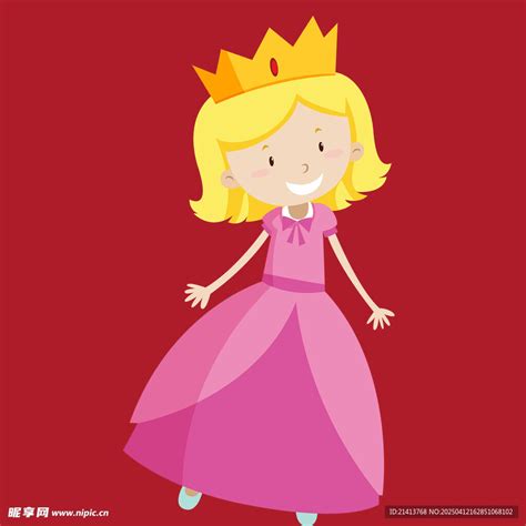 卡通小公主设计图动漫人物动漫动画设计图库昵图网