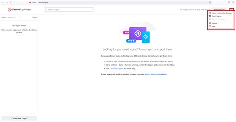How Do I Import Loginscsv File Firefox 9402 Doesnt Have An Import