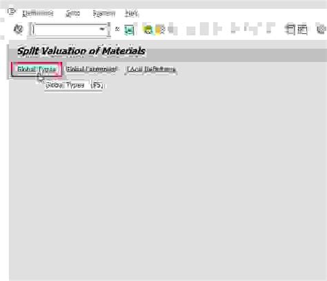 Configuration Of Split Valuation In Sap