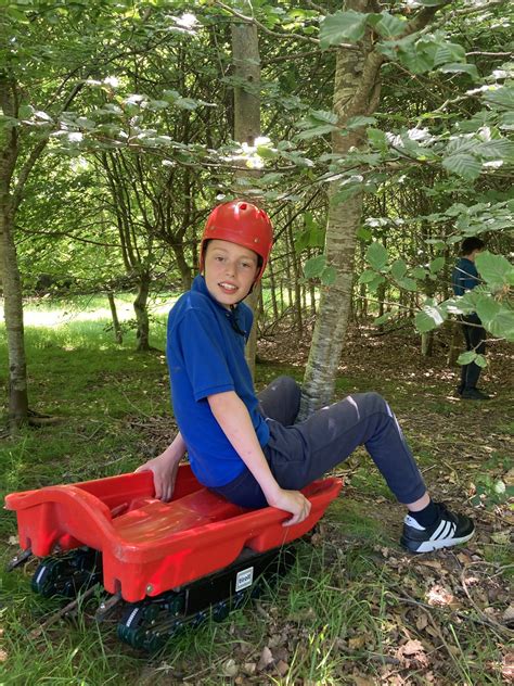 6th Class Grass Sledding St Patricks National School Glencullen