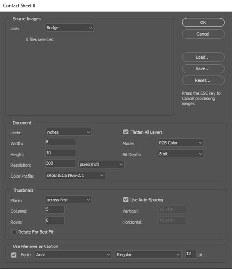 Contact Sheet Issue Loonghao Photoshop Python Api GitHub