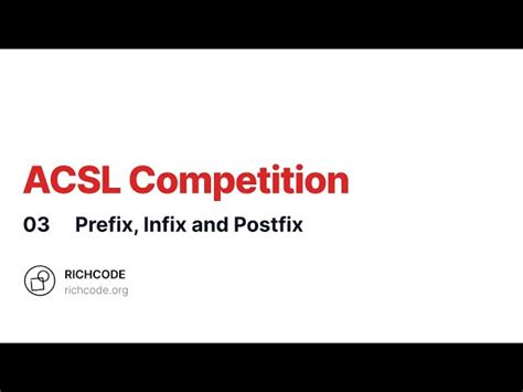 acsl lessons richcode