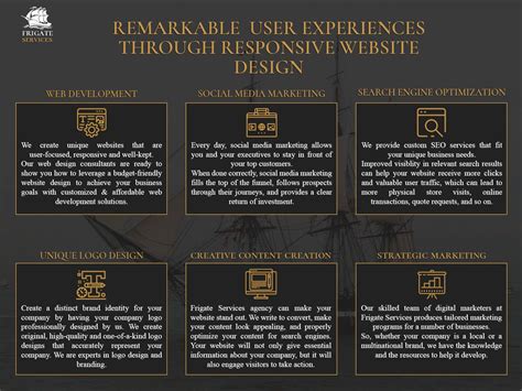 Frigate Services Remarkable User Experiences Through Responsive Website Design Reach Us Now