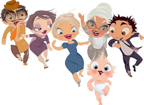 叔母 イラスト素材 Istock