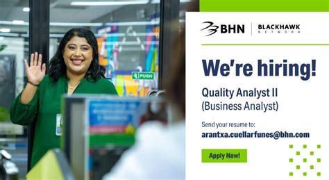 Blackhawk Network El Salvador On Linkedin Jobopportunity Qualityanalyst Qualityassurance