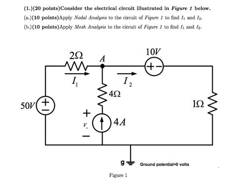 Solved Consider The Electrical Circuit Illustrated In Figure
