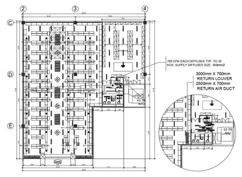 Industrial Factory Floor Plan Cad Drawing Industrial Floor Plan