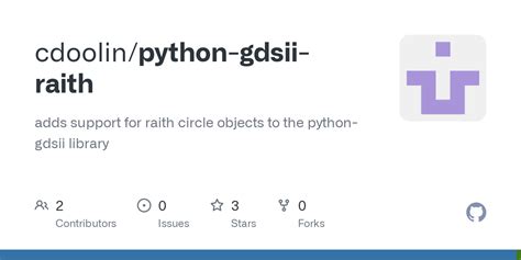 GitHub Cdoolin Python Gdsii Raith Adds Support For Raith Circle Objects To The Python Gdsii