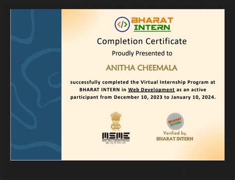 anitha cheemala on linkedin bharat web