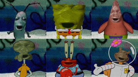 Plankton Moaning Meme But With Different Spongebob Characters Youtube