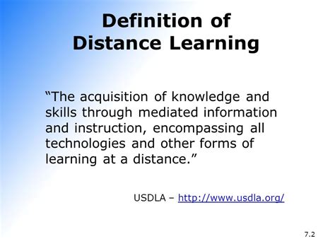 Distance Learning Definition By Authors At Winnie Norris Blog