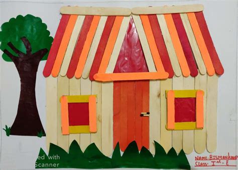 Ice Cream Stick Art At Rose Holeman Blog