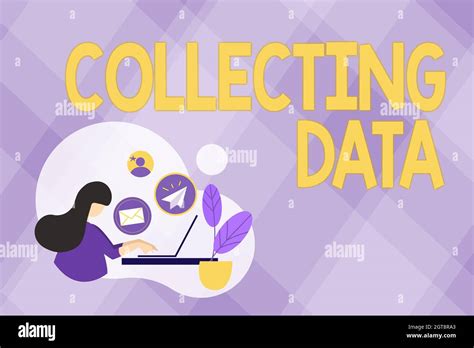 Text Caption Presenting Collecting Data Business Approach Gathering