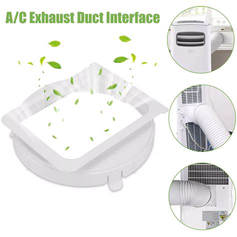 Exhaust Duct Interface For Portable Air Conditioner A C Hose Tube Pipe Connector