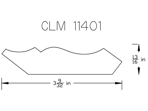 Clm 11401 Classic Mouldings Inc
