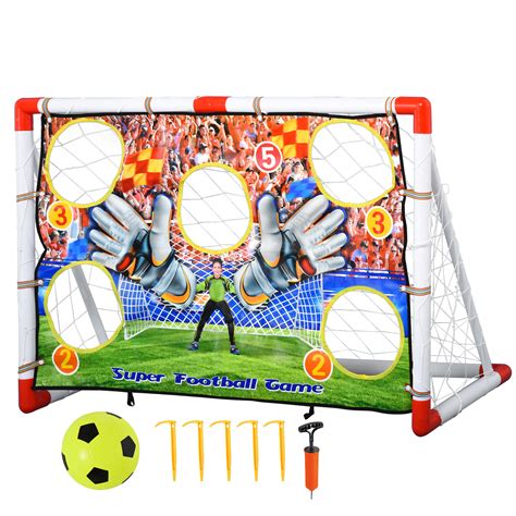 Homcom Porta Da Calcio Per Bambini 3 12 Anni Rete Da Giardino
