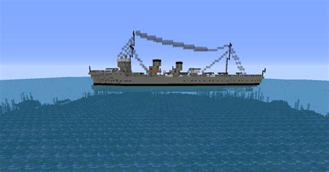 Audace Class Torpedo Boat Minecraft Map