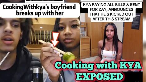 COOKING WITH KYA "CAUGHT CHEATING??", BF ZAAYBRON DUMPS HER: SHE EXPOSES HIM TOO - YouTube