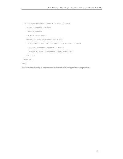 Oracle White Paper—a Ca