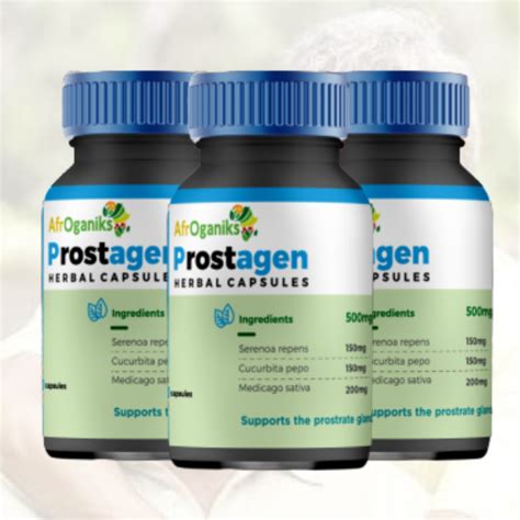 Afroganiks Prostagen Herbal Capsules For Male Enhancement