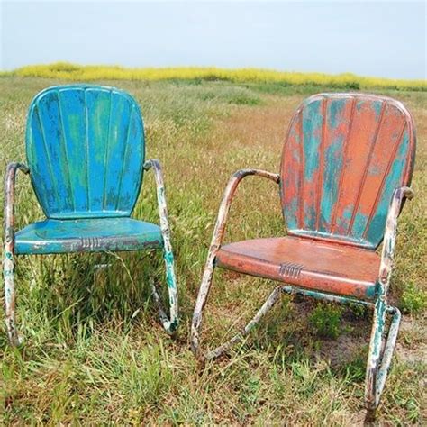 Perfect For The Gardenjust The Way They Are Old Metal Chairs