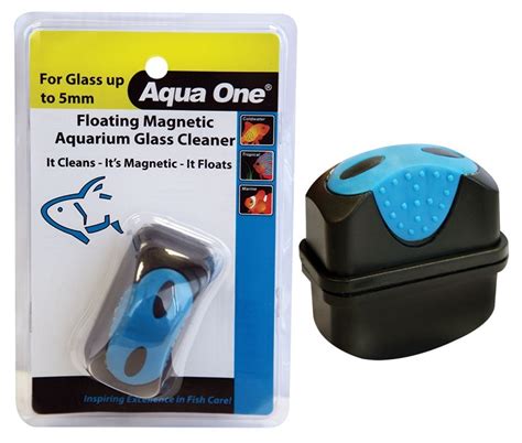 Aqua One Aquarium Floating Magnet Fish Tank Glass Cleaner