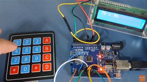 Projeto109 Mini Calculadora Com Teclado Matricial 4x4 E Arduino ~ Squids Arduino