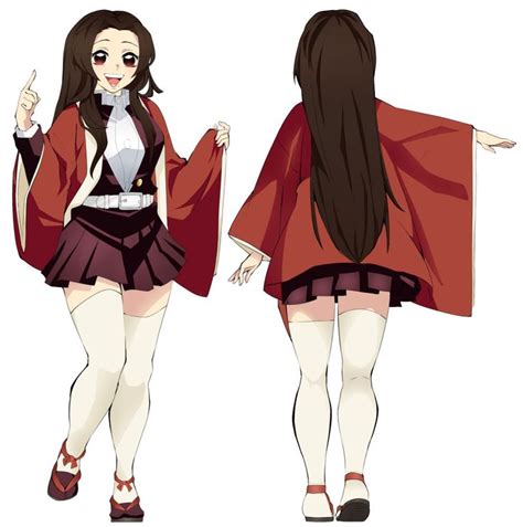Kny Oc Demon Slayer Uniform Female Reference Kny Oc Uniform Ideas Female Kny Ocs