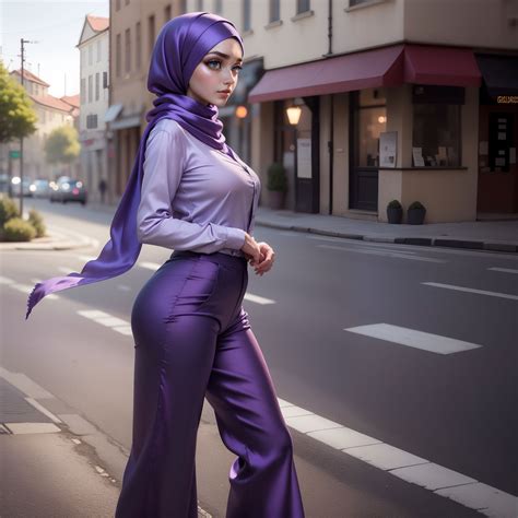 Hijab Girl Downtown By Hijabtoon On Deviantart