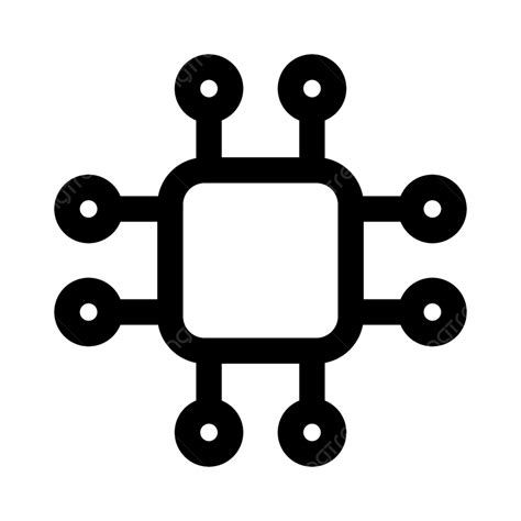 Microchip With Mini Transistors Isolated On A White Background With