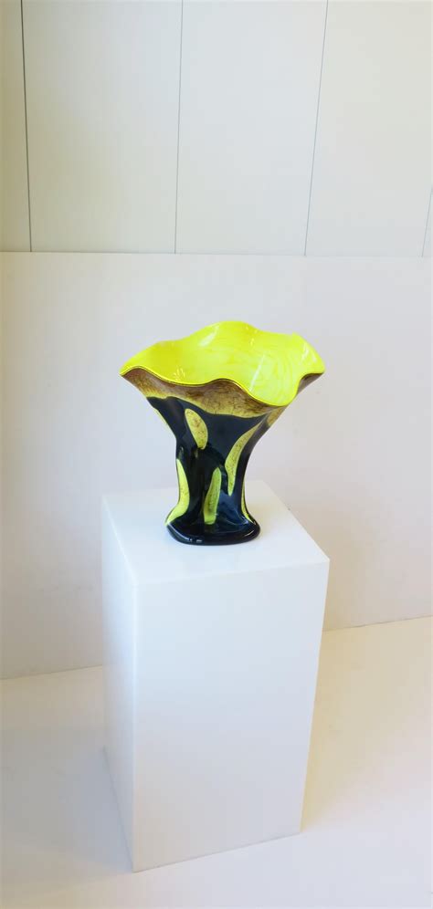 Organic Modern Art Glass Sculpture Vase For Sale At 1stdibs Grallfish